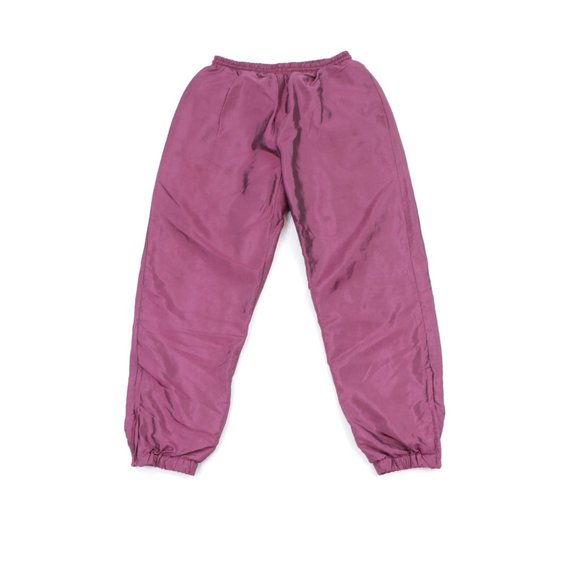 Vintage | Pants | Vintage Streetwear Lined Jogger Sweatpants Maroon ...